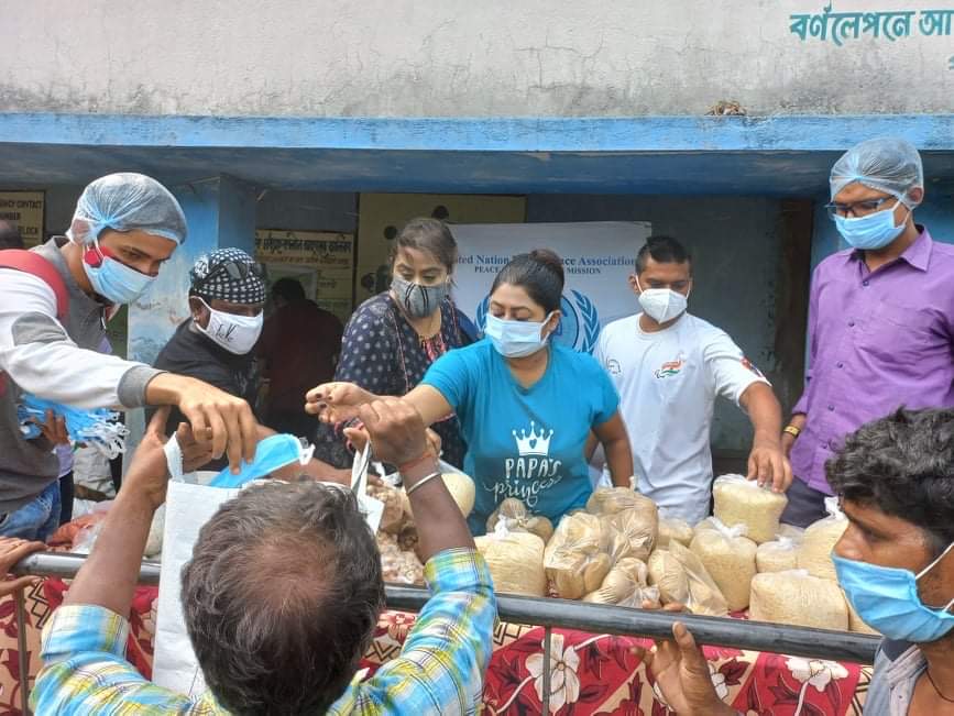 Food distribution in Sundarban Area. – EN | United Nation World Peace ...