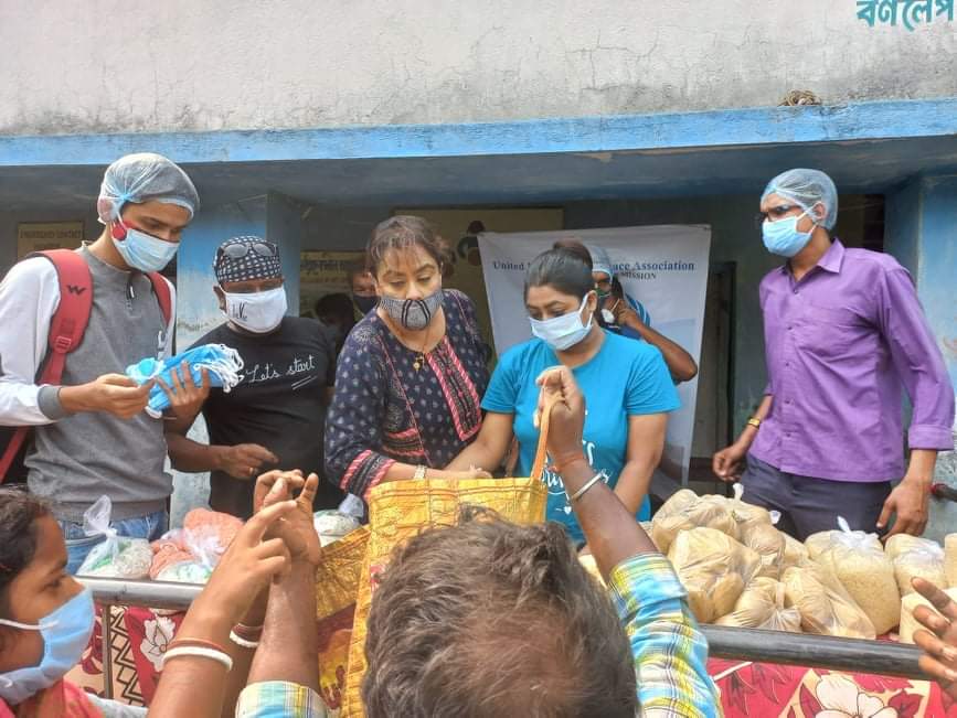 Food distribution in Sundarban Area. – EN | United Nation World Peace ...