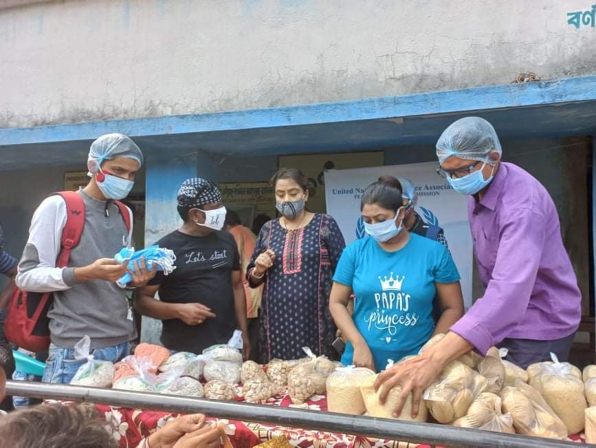 Food distribution in Sundarban Area. – EN | United Nation World Peace ...