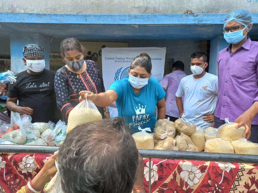 Food distribution in Sundarban Area. – EN | United Nation World Peace ...
